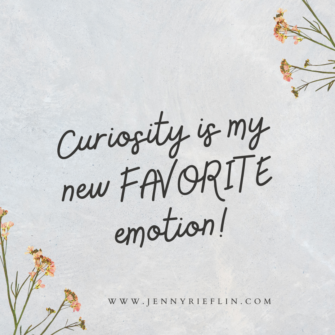 Curiosity is My New Favorite Emotion! – ~JENNY RIEFLIN MINISTRIES~
